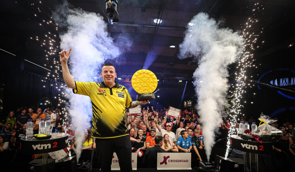 Dave Chisnall wins in his 100th European Tour event and is the first ...
